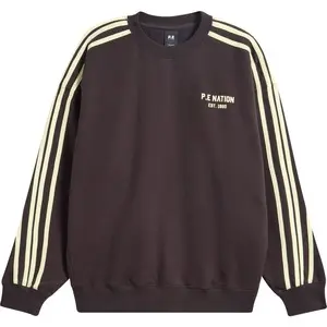 P.E Nation Voltage Oversized Sweatshirt - Black Bean
