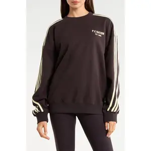 P.E Nation Voltage Oversized Sweatshirt - Black Bean