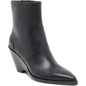 Dolce Vita Ashtin Wedge Bootie - Black Leather