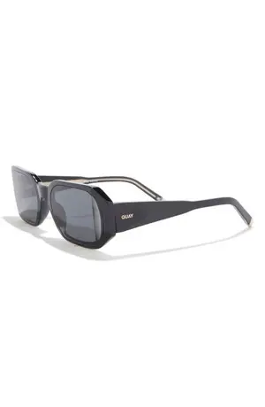 Quay Hyped Up Gem 57mm Square Sunglasses