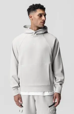 ASRV Deltapeak Oversized Hoodie - Light Grey