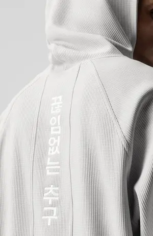 ASRV Deltapeak Oversized Hoodie - Light Grey
