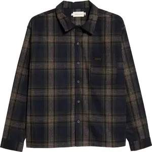 HONOR THE GIFT Plaid Flannel Overshirt