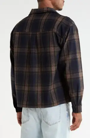 HONOR THE GIFT Plaid Flannel Overshirt