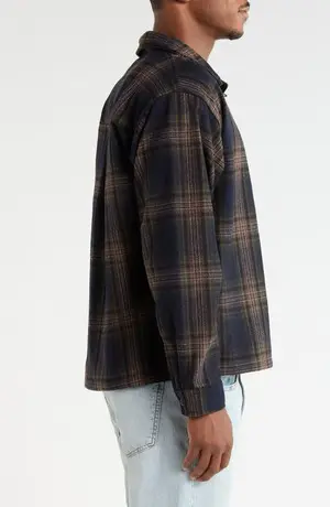 HONOR THE GIFT Plaid Flannel Overshirt