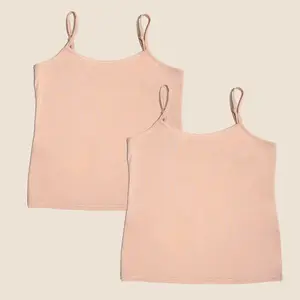 MEADOW Luna Cotton Cami 2-pack - Buff