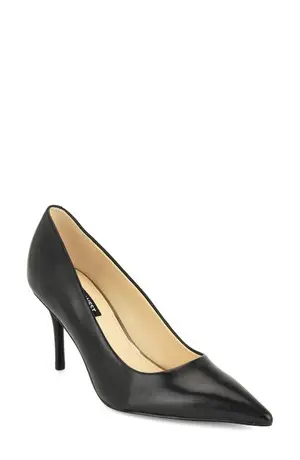 Nine West Merran Pointed Toe Pump Blk01