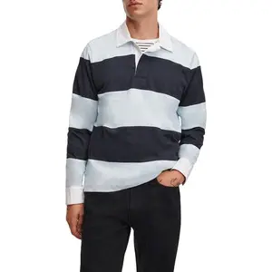 Rag & Bone Striped Cotton Rugby Shirt