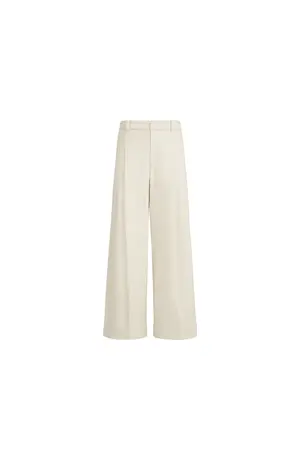Brunello Cucinelli Pleated A-line Trousers - Milk