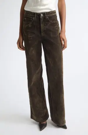 Cinq À Sept Betsy Flocked Bootcut Jeans