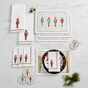LENOX Bayberry Nutcracker Cork Placemats Set Of 4
