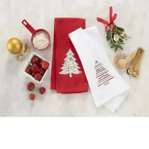 LENOX Bayberry Trees Kitchen Towel Set Of 2