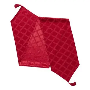 LENOX Laurel Leaf Reversible Table Runner - Red