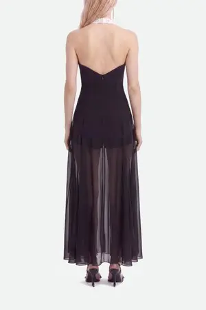 NOCTURNE Embroidery Detail Maxi Dress