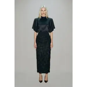 ATOIR Nina Fringe Skirt - Black
