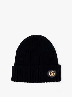 Gucci Wool And Cashmere Blend Hat - Nero