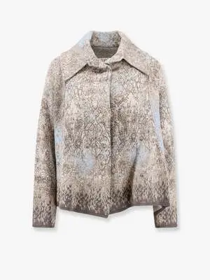 BYE FIRENZE Caban Wool And Viscose Blend Short Coat