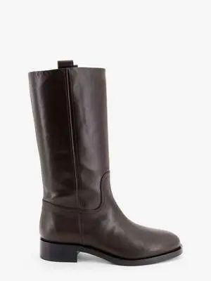 AeydĒ Theo Kneehigh Leather Boots - Brown