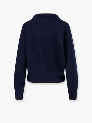 LISA YANG Doria Sweater With Wide Neckline - Blue