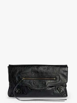 Balenciaga Le City Leather Clutch Bag