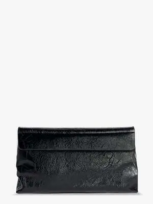 Balenciaga Le City Leather Clutch Bag