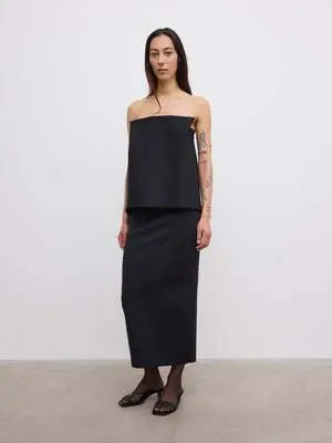 HOUSE OF DAGMAR Square Slim Dress - Black