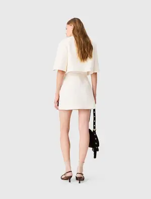 Maje 2-in-1 Tweed Dress - Ecru