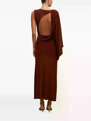 EVER NEW Fleur Cape-shoulder Maxi Dress