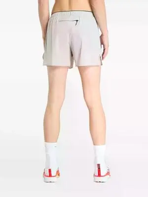 SOAR Logo-print Perforated Shorts