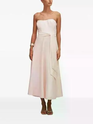 EVER NEW Daniella Strapless A-line Midi Dress - Pink
