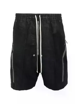 Rick Owens Heizer Zip-detail Shorts - Black