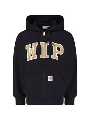 Carhartt Work In Progress Zip Hoodie "wip - Black