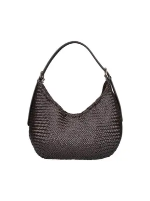 Dragon Diffusion Shoulder Bag "luna Mezza - Brown