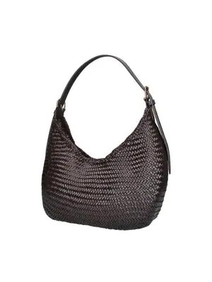 Dragon Diffusion Shoulder Bag "luna Mezza - Brown