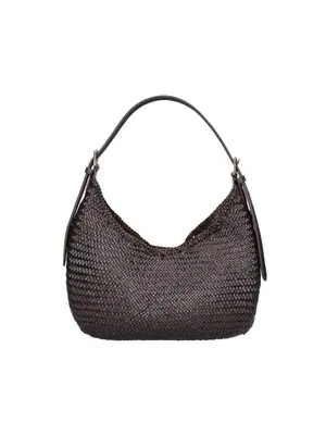 Dragon Diffusion Shoulder Bag "luna Mezza - Brown