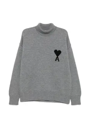 AMI Paris De Cour Sweater - Gray