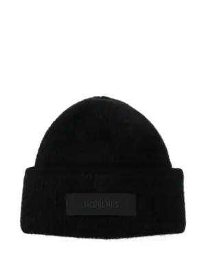 Jacquemus The Grosgrain Beanie - Black