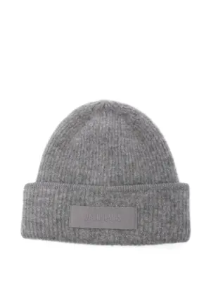 Jacquemus Le Bonnet Grosgrain Hat - Grey