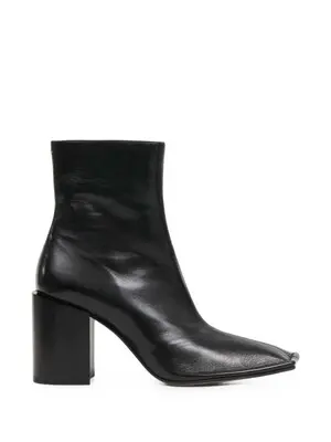 MAISON MARGIELA Square-toe Ankle Boots - Black
