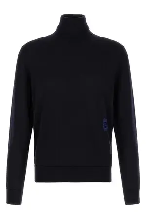 Dolce & Gabbana Virgin Wool Turtleneck Sweater - Blue