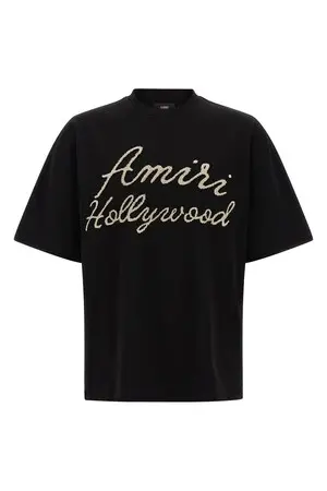 Amiri Hollywood' T-shirt - Black