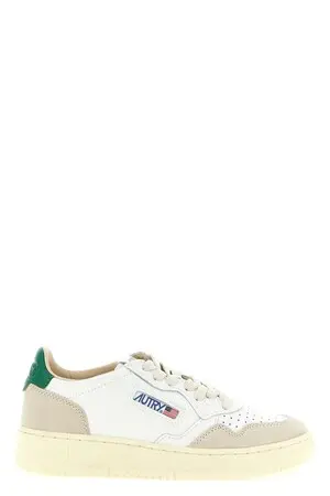 AUTRY Medalist Low Leather And Suede Sneakers - Multi