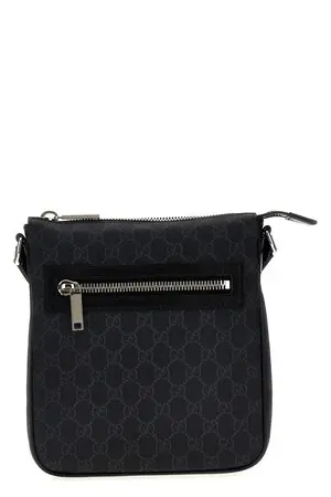Gucci Gg Supreme' Crossbody Bag - Black
