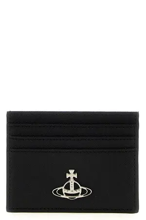 VIVIENNE WESTWOOD Logo Card Holder - Black
