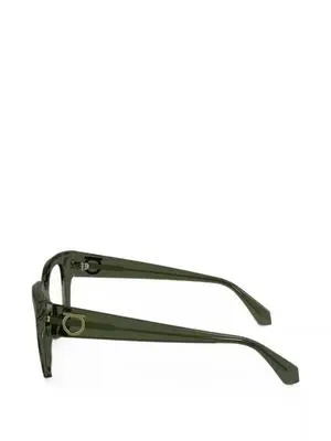 FERRAGAMO Gancini Geometric-frame Glasses