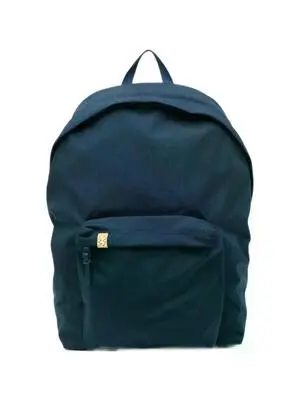 Visvim Logo-patch Backpack - Blue