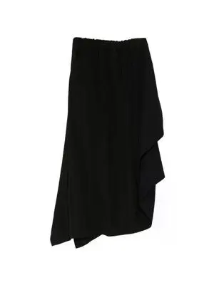 LIMI FEU Double-satin Irregular Hem Skirt