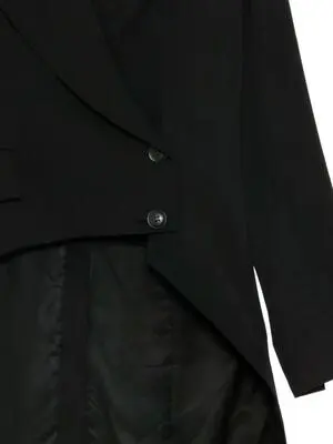 LIMI FEU Wool Gabardine Long Jacket
