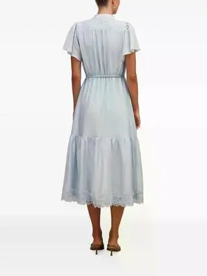 EVER NEW Harriet Lace-trim Embroidered Midi Dress