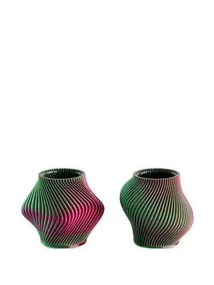 SHEYN Boyk And Bloz Sculptural Vases - Green